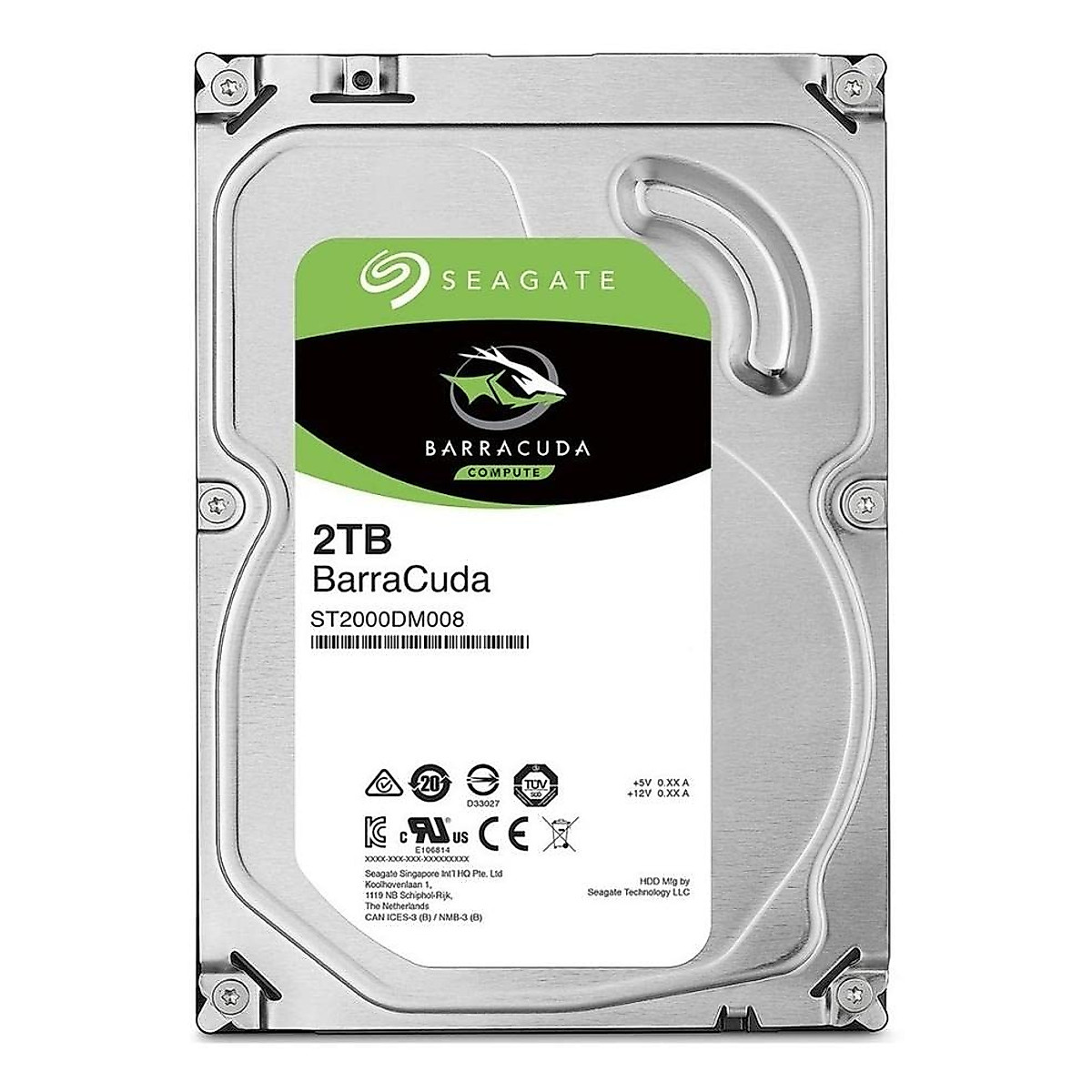 Seagate Barracuda ST2000DM008 2 TB 3.5" Internal Hard Drive - SATA