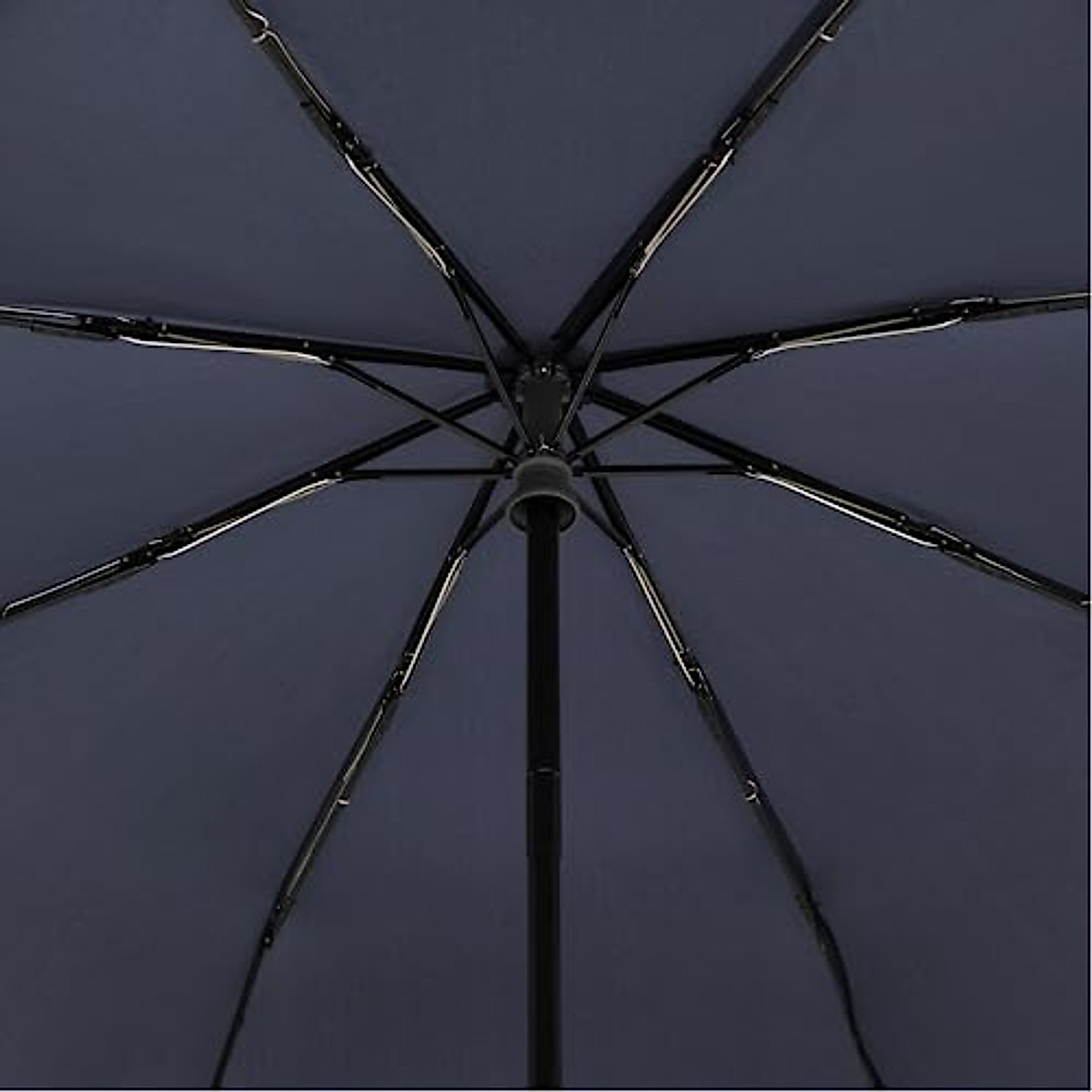 Knirps Vision Duomatic Automatic Open Close Rain Umbrella - Compact Windproof Umbrella for Rain - Durable Travel Umbrella for Adults - 97cm Diameter Retractable Umbrella & Carrying Case, Water Colored