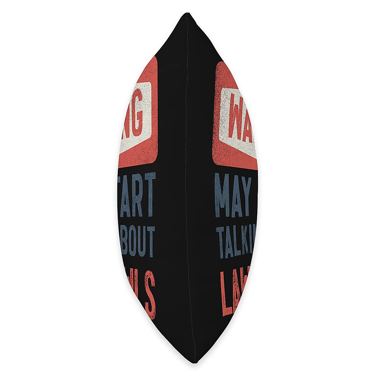 Warning May Start Talking About Lawn Bowls Throw Pillow