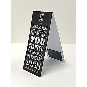 Brainbox Candy Funny Humorous 'Fell Asleep' Novelty Magnetic Bookmark