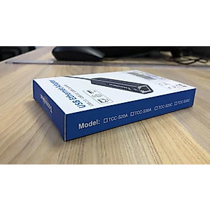 Tccmebius USB Ethernet Adapter, USB 2.0 to 10/100 Ethernet LAN Network Wired Adapter for MacBook, Surface Pro, Notebook PC, Compatible with Windows7/8/10, Mac OS, Android, Chrome OS, Linux (TCC-S20A)