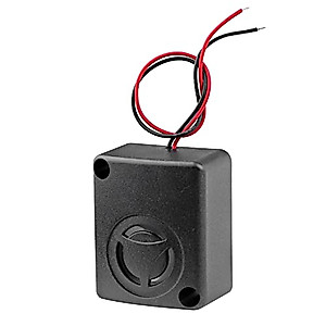 110dB Electronic Black Mini Piezo Alarm Siren DC 12V Insurance AntiTheft HighDecibel Square Shell Active Buzzer Alarm for Car Safes 4PCS