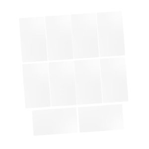 SOESFOUFU 10pcs Board 3D Drawing Paper Templates 3D Printing Pen Mat Drawing Board for 3D Printing Pen Basic Template Drawing Tool 3D Pen Graffiti Pad 3D Pen Pad PVC White