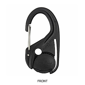 Nite Ize NCJ2-03-01 2 Pack with 8 ft Rope CamJam Cord Tightener, 2-Pack, Black, 2 Count