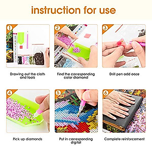DIY 5D Diamond Painting Digital kit Suitable for Adults and Children Full Diamond Embroidery Painting Rhinestone Paste DIY Painting Cross Stitch Art Crafts Home Wall Decoration Gifts 22X18 inches.