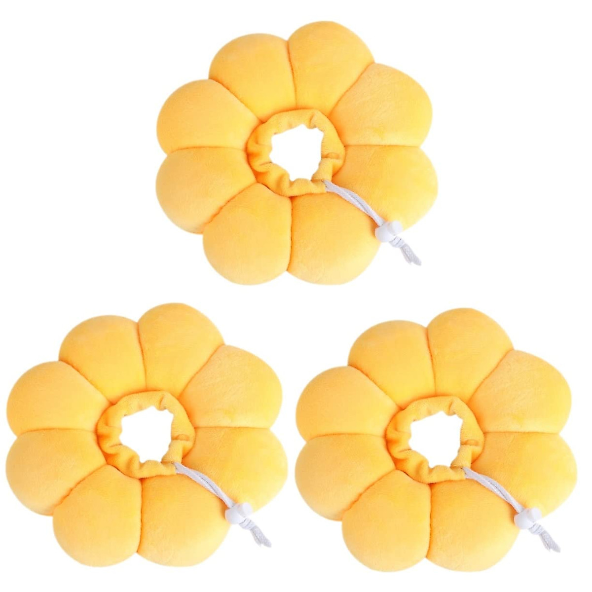 balacoo 3pcs Compound Cone Collar Breathable cat Collar Adjustable cat Collar pet Recovery Cone cat Recovery Collar cat cat Neck Collars Dog Cone Donut Decor Portable Cotton