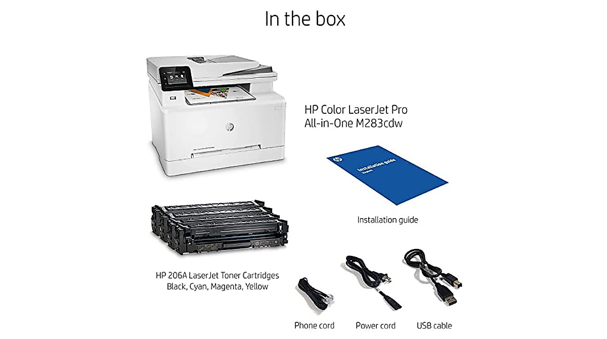HP Color LaserJet Pro MFP M283cdw Printer - Wireless & High-Quality ...