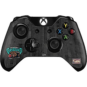 Skinit Decal Gaming Skin Compatible with Xbox One Controller - Officially Licensed NBA Memphis Grizzlies Hardwood Classics Design