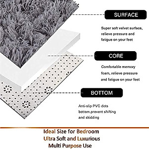 ECYC Ltd Fluffy Faux Fur Round Rugs Fuzzy Plush Area Rug Non Slip Shaggy Bedroom Carpet Soft Circle Rug Indoor Area Rugs Fluffy Pet Mat for Bedroom Kids Room Living Room Home Decor, 3.3 x 3.3 Feet