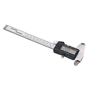 Digital Display Caliper, Electronic Vernier Caliper 0‑150mm Multifunctional Metric inch Conversion with 180mah Battery for Measuring Diameter Depth
