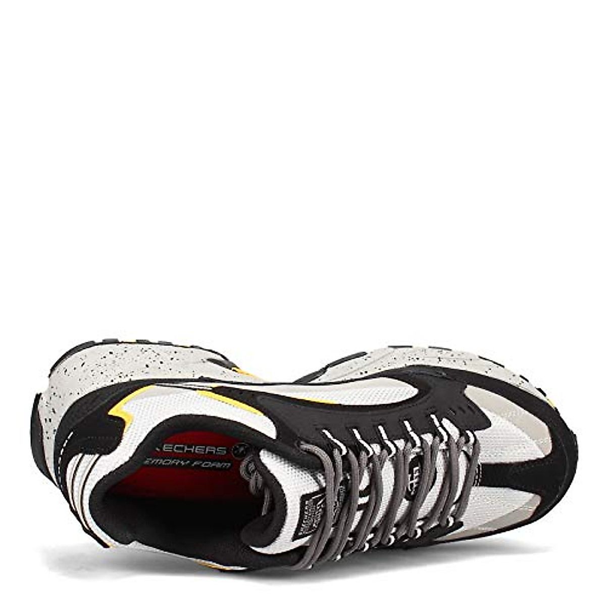 Skechers Men's Stamina ST Athletic Style Industrial Shoe, Black Grey, 10.5 Wide