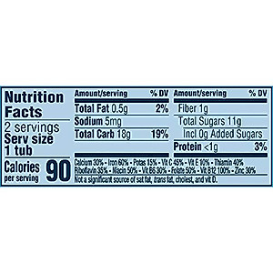 Gerber Baby Food 2nd Foods, Mixed Cereal, Apple & Banana with Mixed Cereal Puree, 4 Ounce Tubs, 2-Pack (Pack of 8)