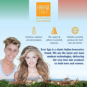 Ever Ego Italy Color Maintain Silver Shampoo For Bleached, Blonde and Grey Hair | Revitalizing And Moisturizing Hair Care Product For Men And Women | 1L Bottle