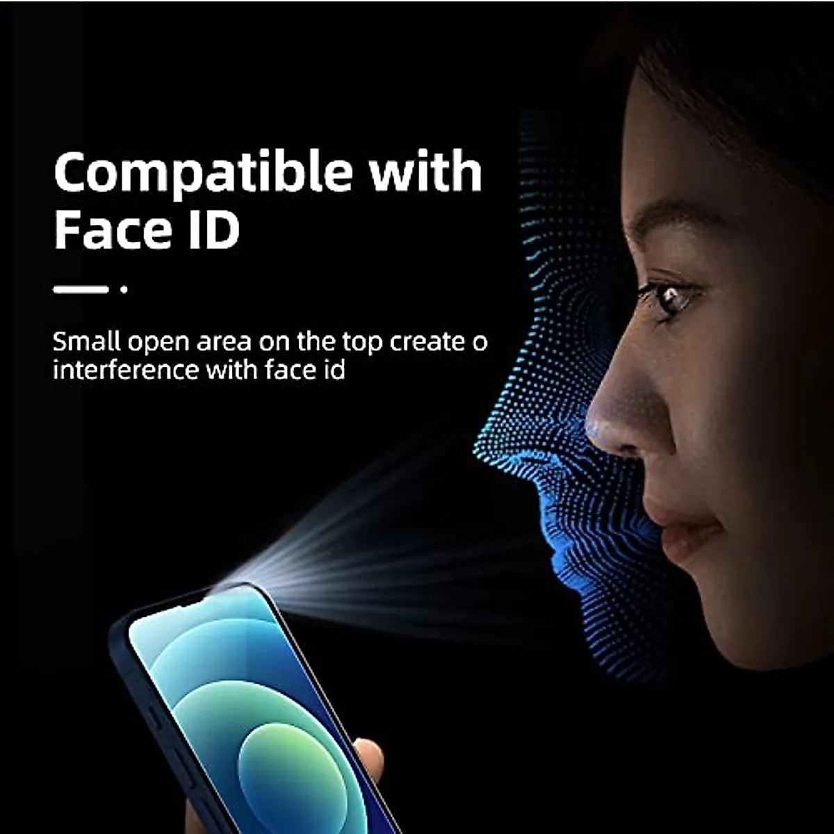 NEW'C 3 Pack Designed for iPhone 14, iPhone 13, iPhone 13 Pro (6.1 inches) Screen Protector Tempered Glass,Case Friendly Scratch-proof, Bubble Free, Ultra Resistant