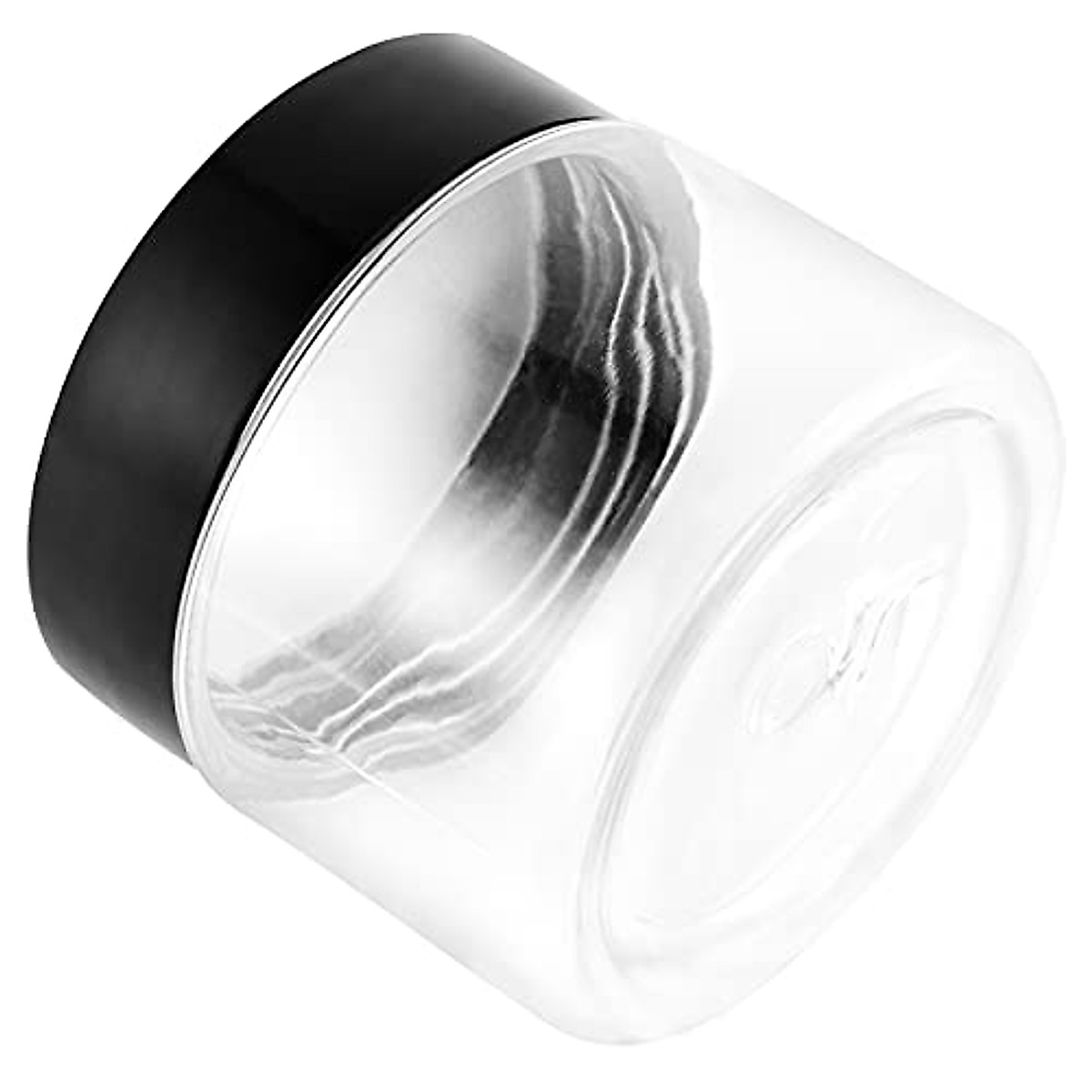 DIKNAAM 68 Pack 2 OZ Clear Plastic Jars with Lids, Empty Slime Storage Containers, BPA-free, Plastic Round Storage Jars for Slime, Cream, Cosmetic, Paint and Glitter