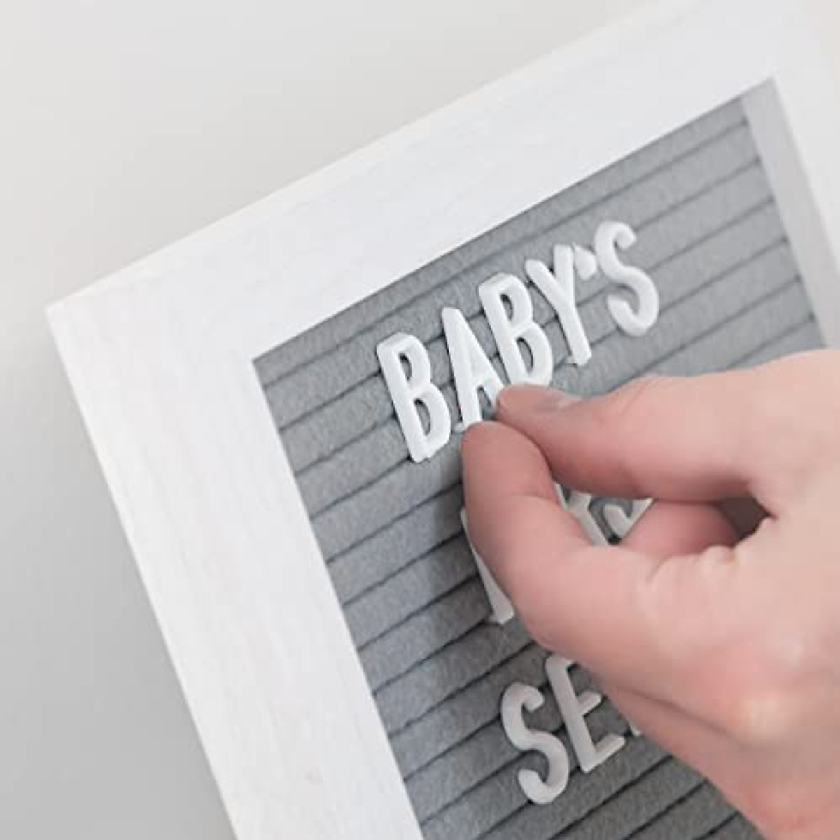 LittleVision Sonogram Picture Frame Felt Letterboard/Ultrasound Picture Frame | The Most Unique, Customizable Baby Letter Board For Your Nursery, Baby Showers, and Gender Reveals