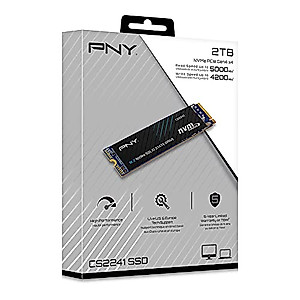 PNY CS2241 2TB M.2 NVMe Gen4 x4 Internal Solid State Drive (SSD) - M280CS2241-2TB-RB