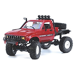 The perseids RC Crawler Offroad RC Truck WPL C14 RC Rock Crawler 4x4 1/16 Scale Remote Control Trucks, 2.4G Semi Trucks All Terrain Car RTR Hobby RC Gift for Kids and Adults