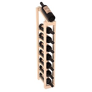 Wine Racks America InstaCellar Display Top Wine Rack - Durable and Expandable Wine Storage System, Pine Unstained - Holds 8 Bottles
