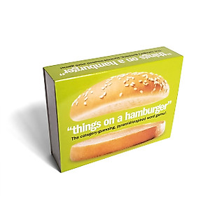 Things On A Hamburger | The Category Guessing, Pyramid Inspired Word Game | Family Card Game | Updated Version of Old School Pyramid Game by The Imagineering Company