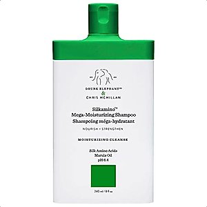 Drunk Elephant Silkamino Mega-Moisturizing Shampoo - Nourishing and Strength, Moisturizing Cleanse for All Hair Types (240 mL / 8 Fl Oz)