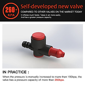 Improved 2 Piece Commercial Grade Air Wedge Bag Pump Professional Leveling Kit & Alignment Tool Inflatable Shim Bag. 500 LB Rating