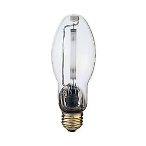 Satco S3127 2100K 70-Watt Clear Medium Base ED17 High Pressure Sodium Lamp