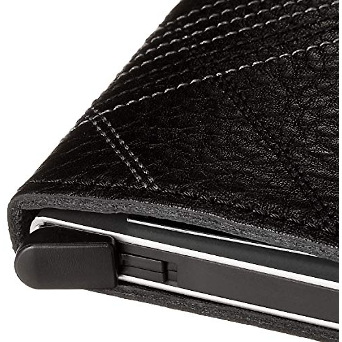 Secrid - Secrid Slim Wallet Stitch Embroidered Vegetable-Tanned (Linea Black)