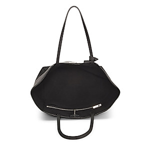 Louis Vuitton, Pre-Loved Black Leather Lock Me Tote MM, Black