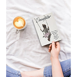 James Coates Daughter Birthday Cards from Mum or Dad with Lovely Sentimental Words, A5 Size