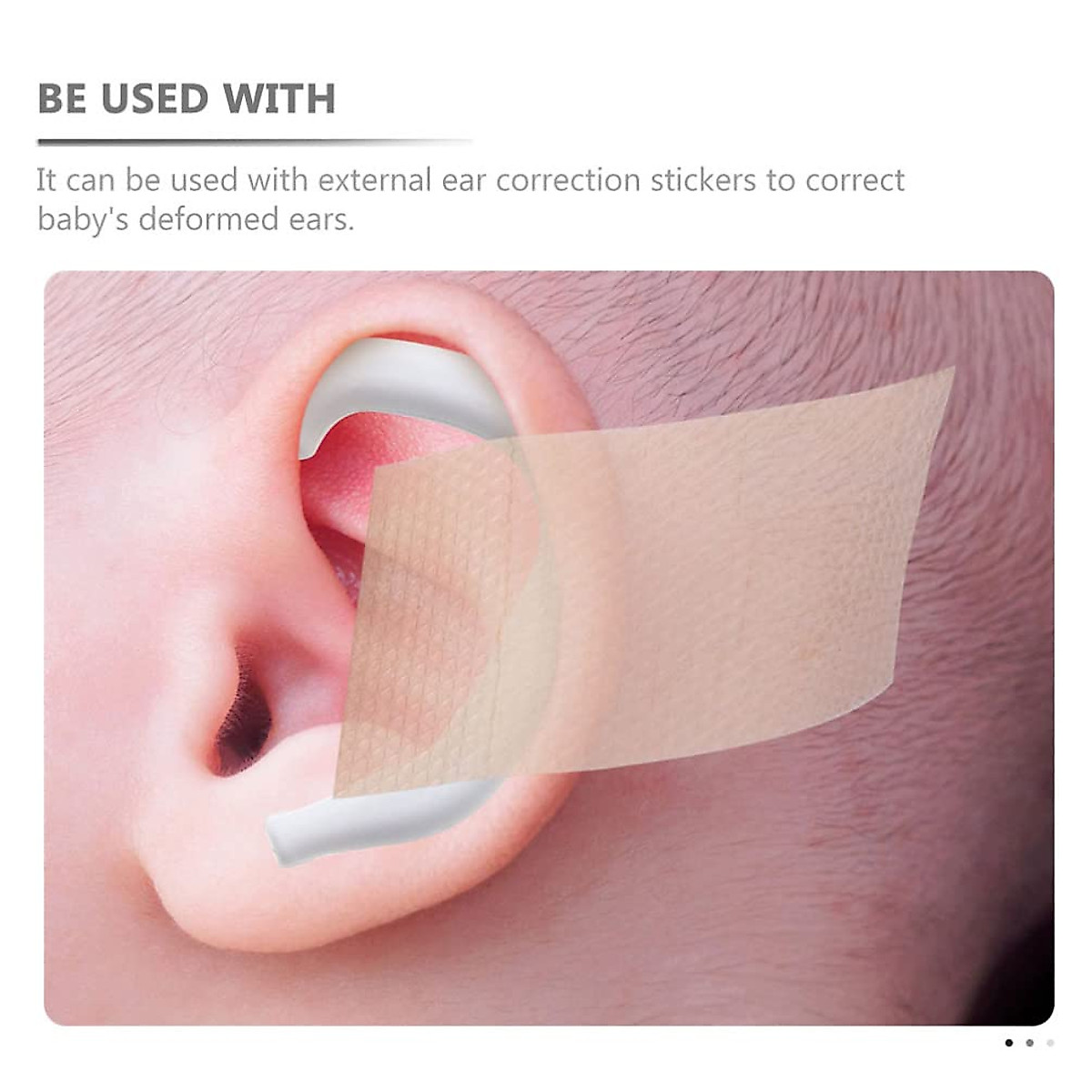 Ear Pads Baby Ear Aesthetic Corrector Auricle Valgus Correction Ear Support Newborn Infant Protruding Ear Sticker Patch for Kids Children Orthopaedic Ear 6 Pairs Ear Corrector
