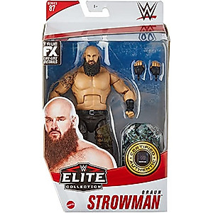 WWE MATTEL Braun Strowman Elite Collection Series 86 Action Figure 6 in Posable Collectible Gift Fans Ages 8 Years Old and Up​