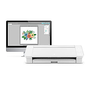 Silhouette Cameo 4 with Bluetooth, 12x12 Cutting Mat, Autoblade 2, 100 Designs and Silhouette Studio Software - White Edition
