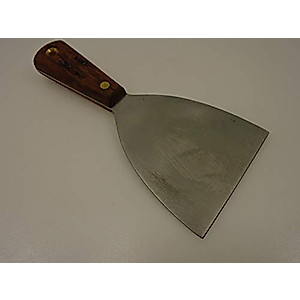 Dexter 4 inch Hi Carbon Scraper Straight Stiff Blade 530-4 Wood Handle Factory Second