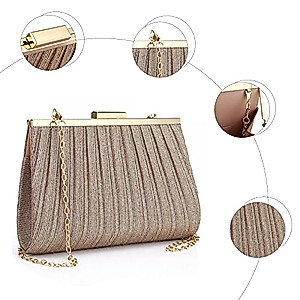 jessie Handbags for Women, Shoulder Bag Top Handle Crossbody Chain Evening Bag Fashion Purse Elegant for Party Prom Gift (3)