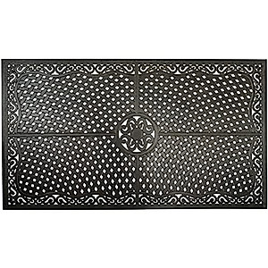 Hanover Brigatine 7-Piece Modern Patio Dining Set with 6 Quick-Dry Tan Sling Chairs and 40"x70" Square Cast-Top Table, All-Weather Outdoor Furniture Set for Backyard and Deck