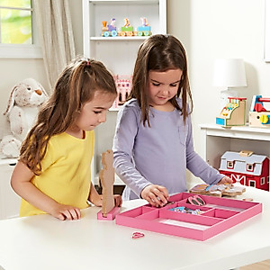 Melissa & Doug Disney Minnie Mouse and Daisy Duck Magnetic Dress-Up Wooden Doll Pretend Play Set (40+ pcs) Minnie Mouse Toys, Disney Dress Up Dolls For Preschoolers And Kids Ages 3+