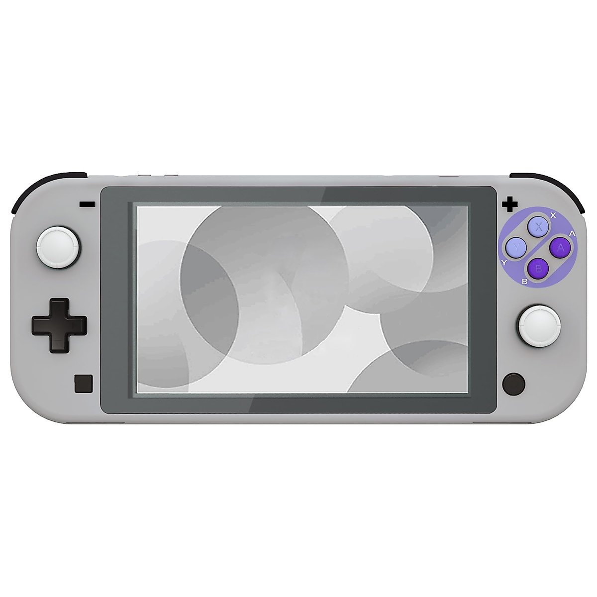 eXtremeRate Classic SNES Style DIY Replacement Shell for Nintendo Switch Lite, NSL Handheld Controller Housing w/Screen Protector, Custom Case Cover for Nintendo Switch Lite