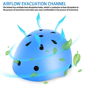 WayEee Kids Bike Helmet Set Skateboard Knee Pads, 7PCS Protective Gear Adjustable for Girls Boys 3-10 Age Elbow Pads Wrist Guards for Outdoor Sports Cycling Bike Roller Skating Scooter, Youth, Blue