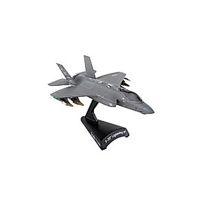 Daron Postage Stamp PS5602 USAF F-35 Version A , Lightning II , 1/144 Scale Diecast Model with Stand