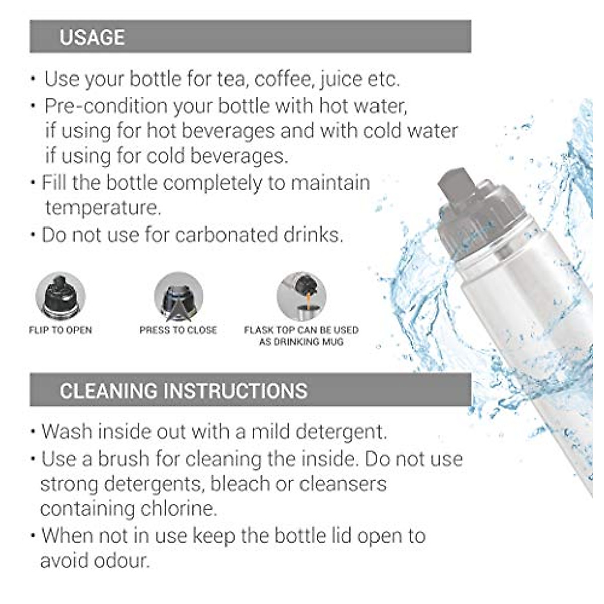 MILTON Thermosteel Flask, 750Ml (Ec-Tms-Fis-0046_Steel)