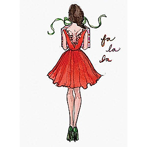 Graphique Chic Xmas Holiday Cards | Pack of 20 Blank Cards with Envelopes | Christmas Greetings | 4 Assorted Designs with Glitter Accents | Boxed Set for Personalized Notes | 4.25" x 5.875"