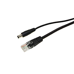 REVOTECH Gigabit PoE Splitter 12V 1A Output, IEEE 802.3af Standard Compliant 10, 100, 1000Mbps Power Over Ethernet Splitter Adapter for Security Camera CCTV Surveillance 5.5x2.1mm DC Plug (PS5712G)