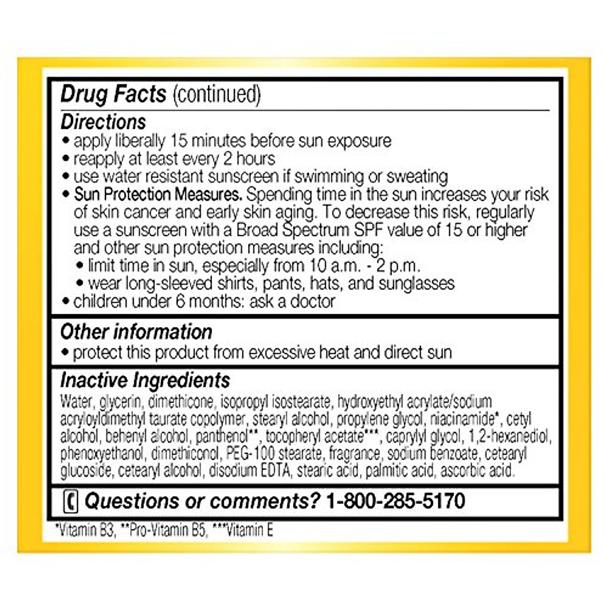 Face Moisturizer by Olay Complete All Day UV Moisture Cream with Sunscreen SPF 15, Normal Skin, 2 Ounce (Pack of 3)