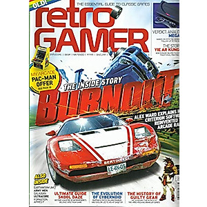 OLD RETRO GAMER MAGAZINE, BURNOUT ISSUE, 2019 ISSUE 194 NO CD OR DVD PRINTED IN UK (PLEASE NOTE: ALL THESE MAGAZINES ARE PET & SMOKE FREE MAGAZINES. NO ADDRESS LABEL. (SINGLE ISSUE MAGAZINE)
