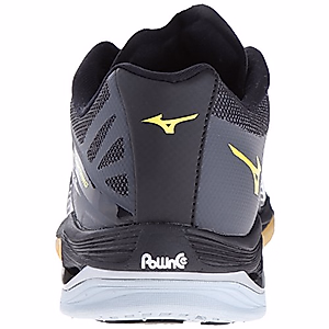 Mizuno Women's Wave Lighting Z2 Volleyball Shoe, Black/Silver, 7 D US