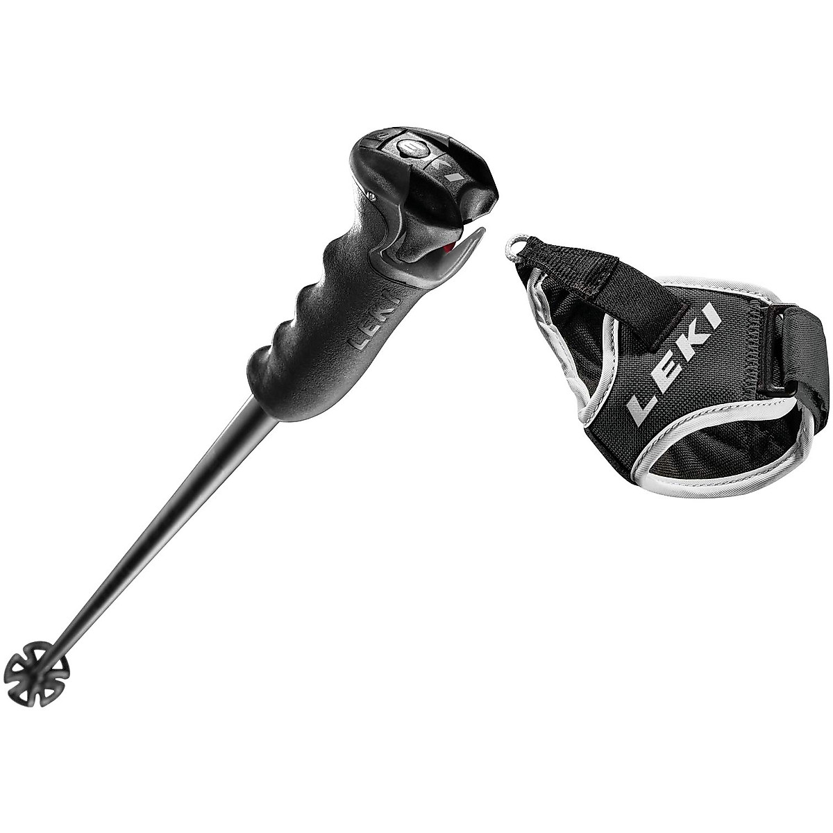 LEKI Detect S Ski Pole Pair - Black 130