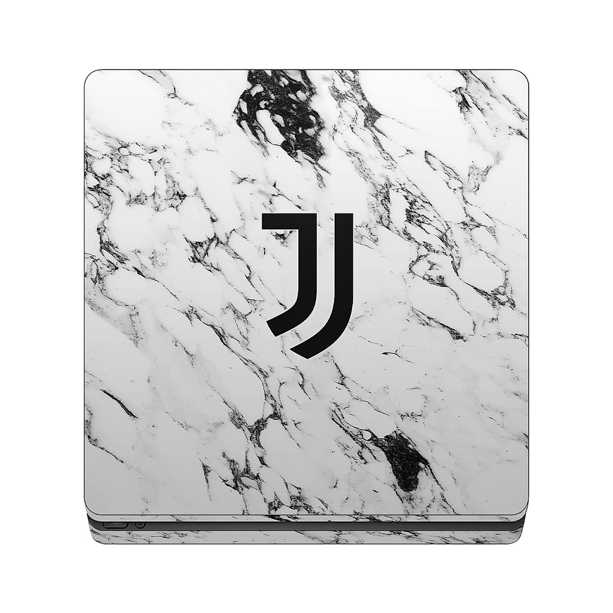 Head Case Designs Officially Licensed Juventus Football Club White Marble Art Vinyl Sticker Gaming Skin Decal Cover Compatible With Sony PlayStation 4 PS4 Slim Console and DualShock 4 Controller