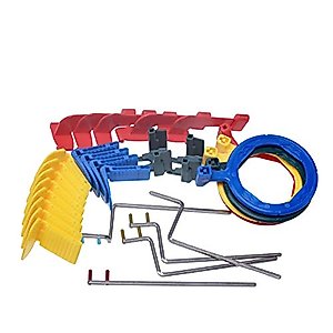 ANNWAH FPS 3000 XCP-DS Type Positioner Holders,Dental Intra Oral X-Ray Film Positioning System Complete Kit, Good for Students to Practice Xray Positioning, 1 Set Multi-Color(Not for Sensor)