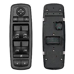 Master Power Window Switch | 3 PINS + 0 PINS Check Required | Replacement for 2010 – 2011 Chrysler Town & Country Dodge Grand Caravan | Replaces# 04602535AH, 04602535AI